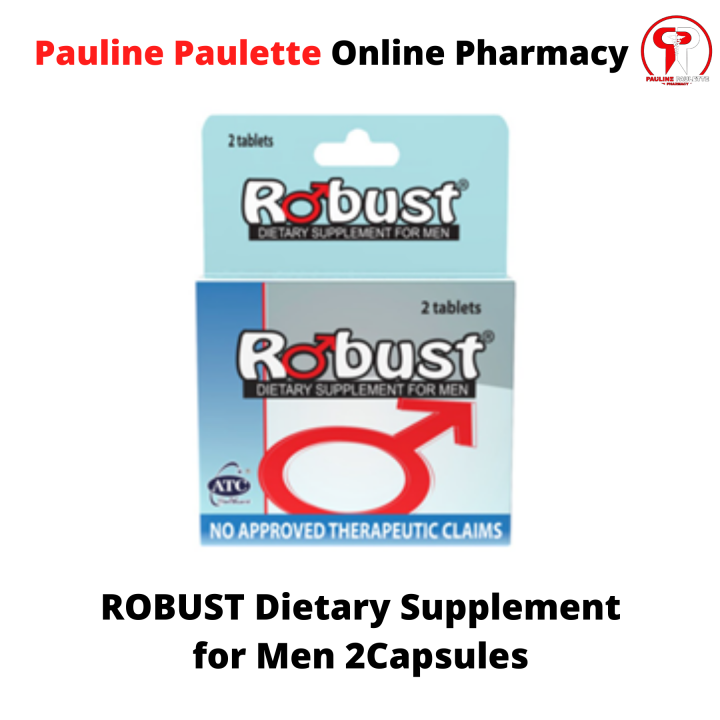 ROBUST Dietary Supplement for Men by 2 Tablets | Lazada PH
