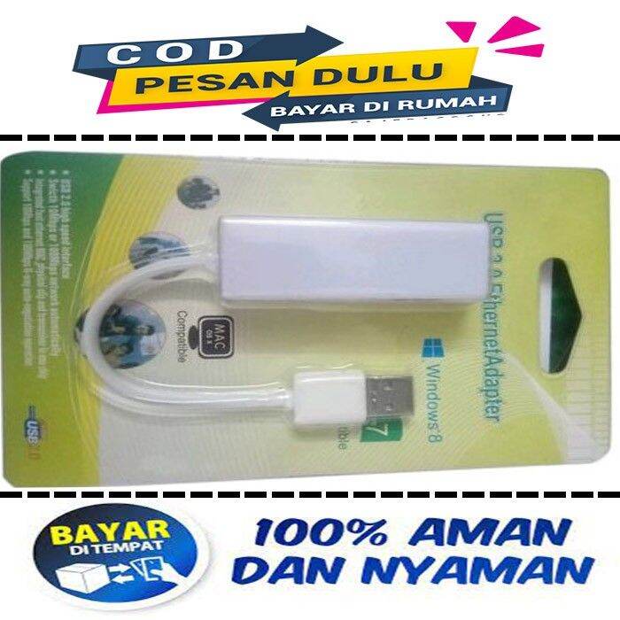 USB LAN CARD 2.0 ETHERNET ADAPTER | Lazada Indonesia
