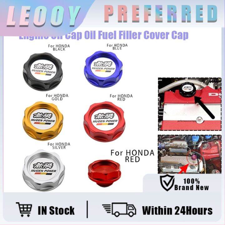 Mugen Honda Universal Oil Filler Cap Cover For Honda Acura Accord Civic ...
