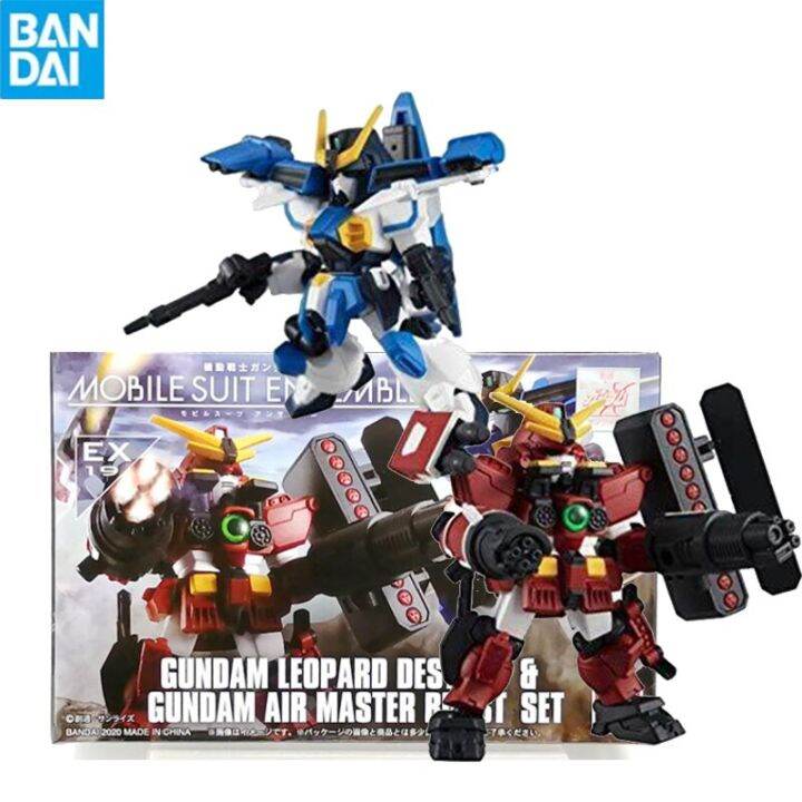 Original Bandai Gunpla Ensemble Mse Ex19 Gundam Leopard D Destroy and Gundam Airmaster Burst Set ...