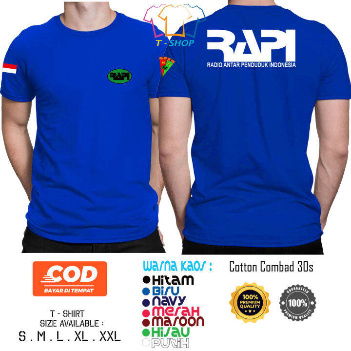 Kaos RAPI Radio Antar Penduduk Indonesia Logo Full Patch Baju Distro ...