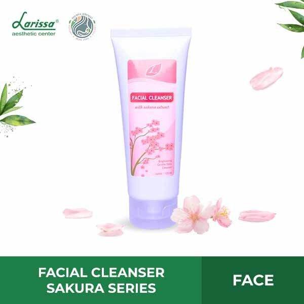 Facial Cleanser Sakura Brightening Series Larissa | Lazada Indonesia