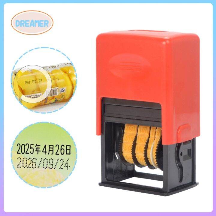 Ink date stamp Handheld Portable Date Stamp Printer Quick-Drying Ink Date Printing Coding ...