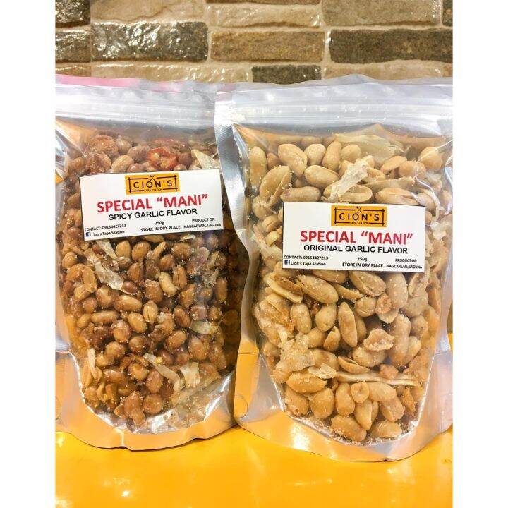 Special Mani Garlic Flavor (250g) of Nagcarlan Laguna's Delicacies ...