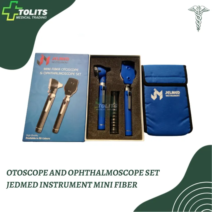 OTOSCOPE AND OPHTHALMOSCOPE SET JEDMED INSTRUMENT MINI FIBER | Lazada PH