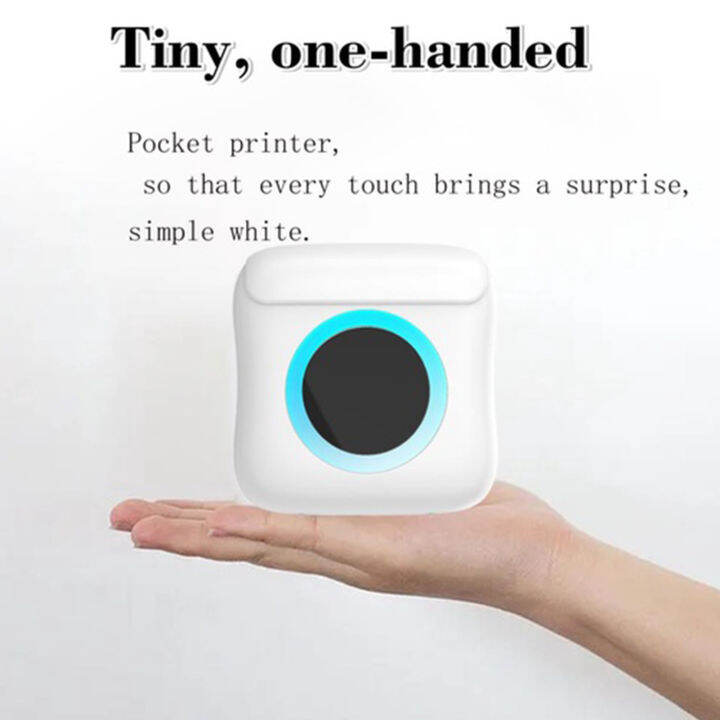 Portable Thermal Mini Printer Rechargeable Battery Operated Print ...
