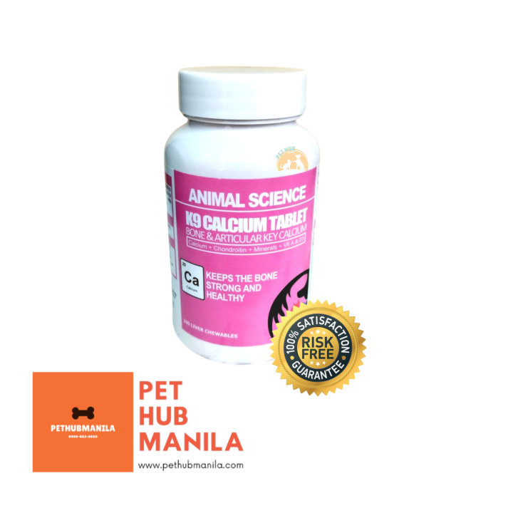 Animal Science K9 Calcium Tablet 100 Liver Chews | Lazada PH