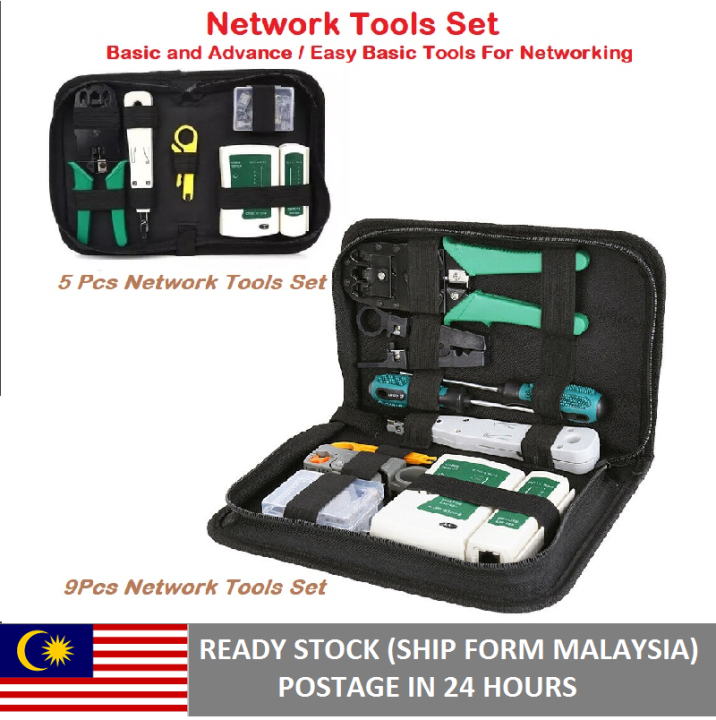 Network Tester Tool Kits Lan Tester RJ45 Cable Tester Wire Cutter ...