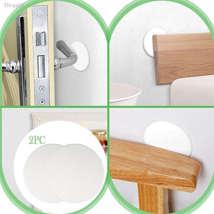卍 2PCS Nordic Silicone Self Adhesive Door Stopper Wall Protectors Door ...