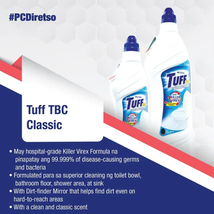 practical PC TUFF TOILET BOWL CLEANER 1000ml | Lazada PH