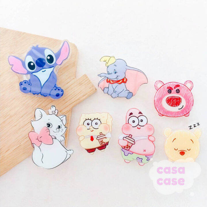 Griptok Acrylic SpongeBob PopSocket การ์ตูนติดหลังมือถือ ที่ติดโทรศัพท์ ...