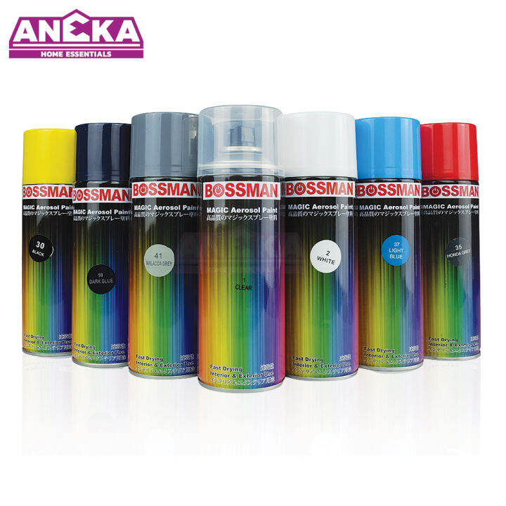 SUPER QUALITY BOSSMAN Spray Paint Cat Sembur Semburan Basikal Motor ...