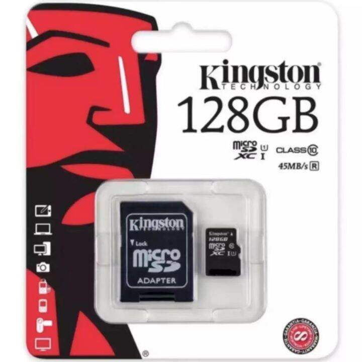 ซื้อหนึ่งแถมหนึ่ง Kingston Memory Card Micro SD SDHC 128 GB Class 10 ...