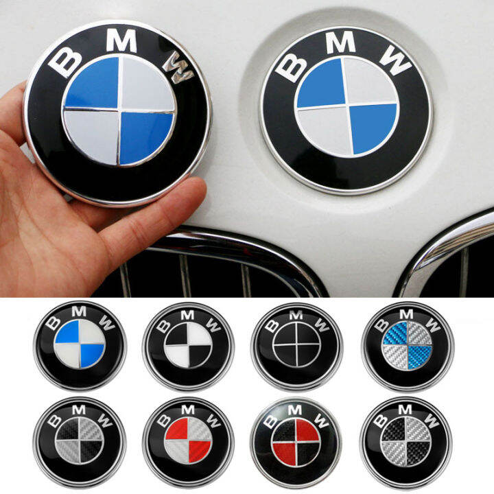 1pc 82mm 74mm Car Front Hood Rear Trunk Badge Emblem Cover for BMW E46 ...