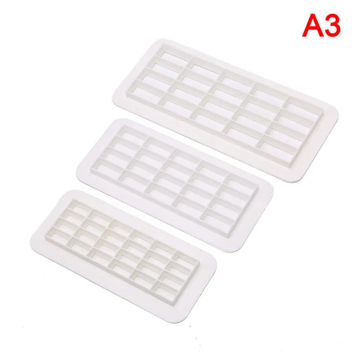 Plastic Clay Cutter Hexagon/Round/Square/Fish Scales Geometric Shape ...