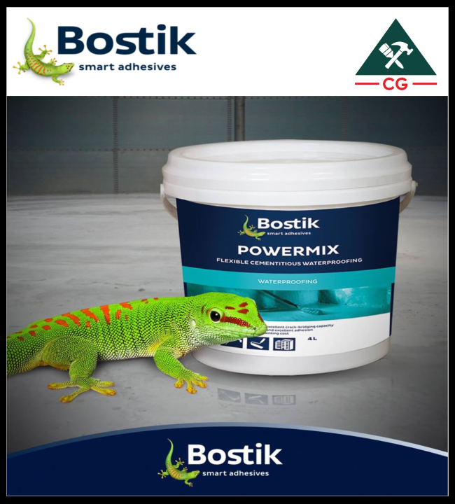 "Bostik" 4 Liters Powermix Flexible Cementitious Waterproofing | Lazada PH