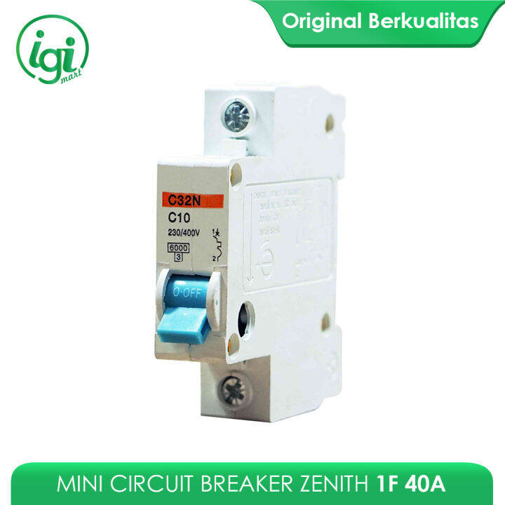 MCB LISTRIK 1P 40A / MINI CIRCUIT BREAKER 1P 1POLE | Lazada Indonesia