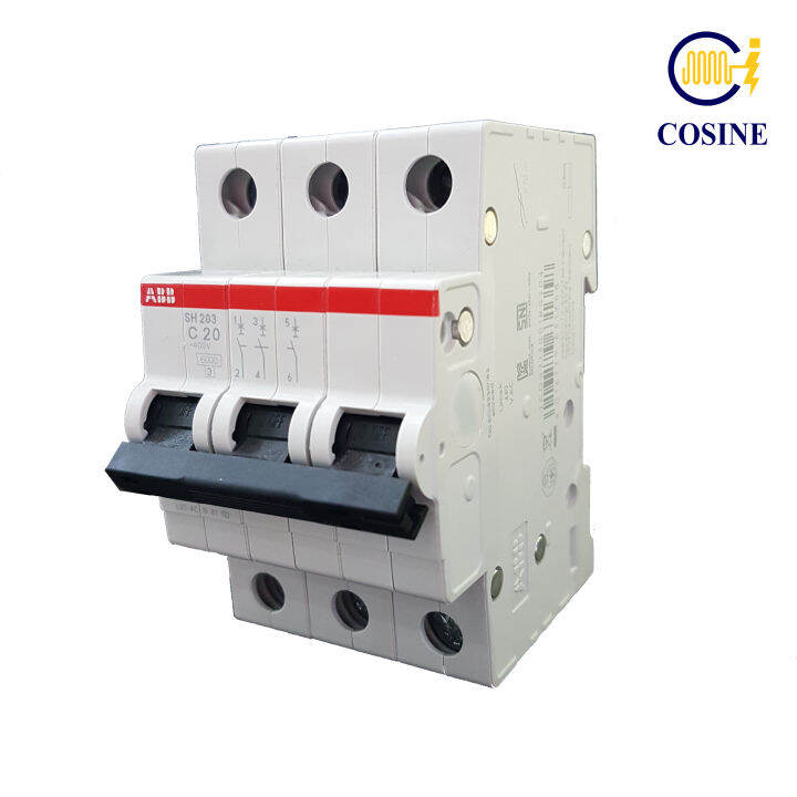 ABB SH200 series Miniature Circuit Breaker 3P- C curve (SH203) | Lazada PH