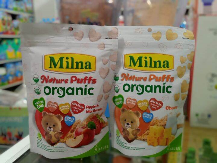 Milna Nature Puffs Organic 15g | Lazada Indonesia