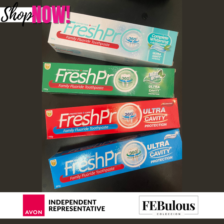 AVON Fresh Pro Family Fluoride Toothpaste | FEBulous Colección | Lazada PH