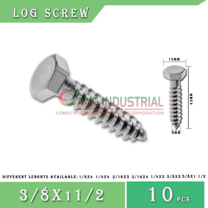 Log Screw Per 10PCS | Lazada PH