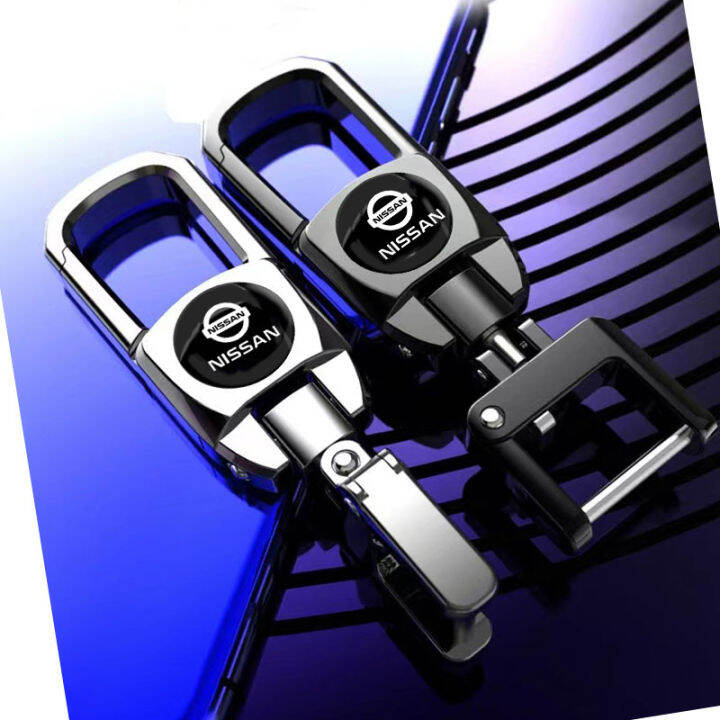 Car Metal Alloy Keychain Accessories For Nissan almera Navara Terra ...
