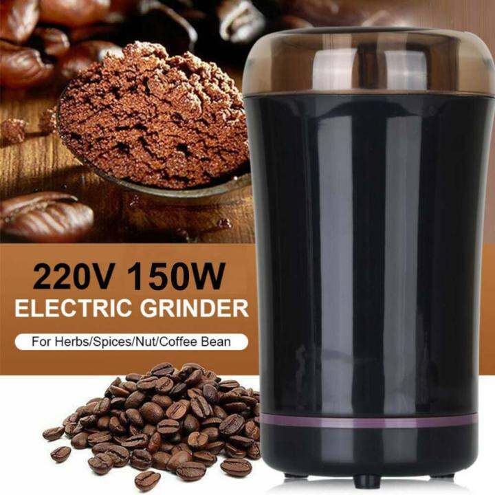 【TTK MALL】 150W Electric Coffee Grinder Grinding Milling Bean Nut Spice ...