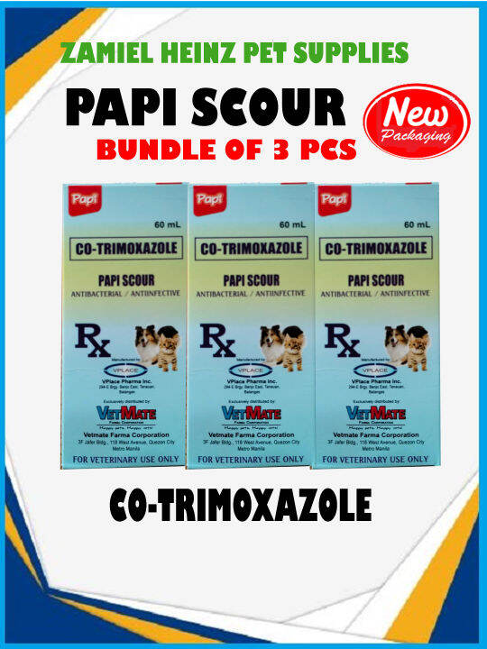 PAPI SCOUR 60mL CO-TRIMOXAZOLE (BUNDLE OF 3pcs) | Lazada PH