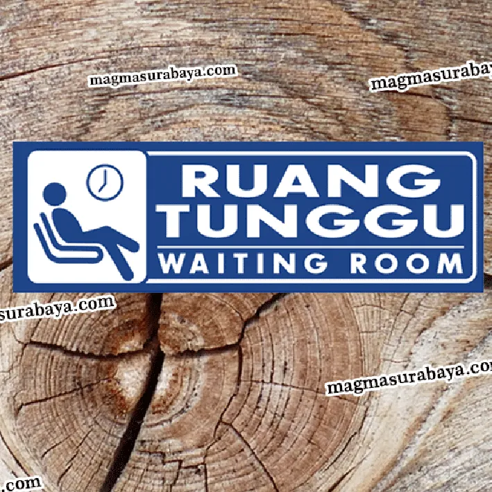 Stiker Ruang Tunggu - Stiker Lobby - Rumah saktr - APotek ...