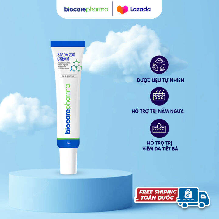 Kem hỗ trợ loại bỏ nấm da đầu - bong tróc vảy trắng | Stada 200 cream ...
