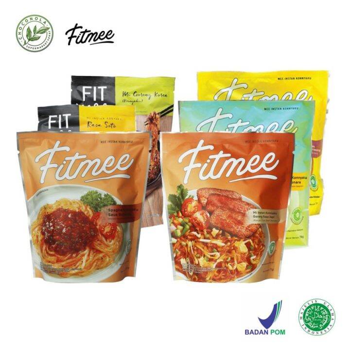 FITMEE Mie Diet Shirataki / Mie Low Carbo (92 gram) - All Variant ...