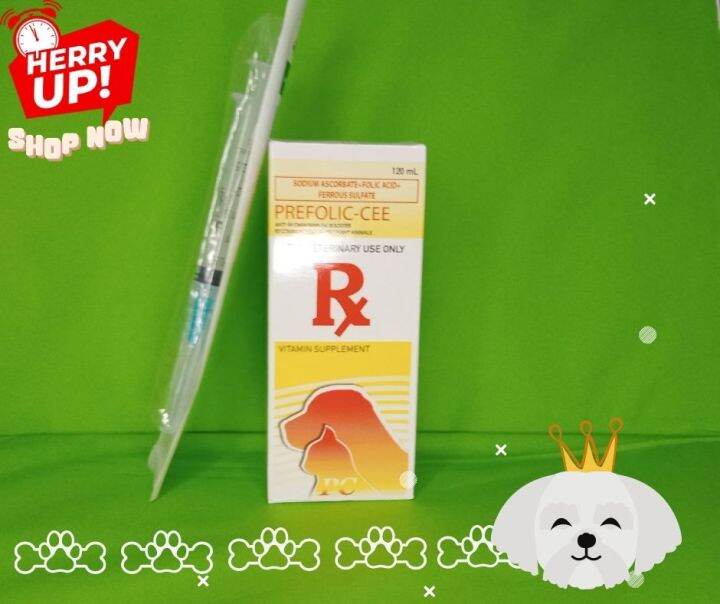 PREFOLIC-CEE (Sodium Ascorbate + Folic Acid + Ferrous Sulfate) 120ml ...
