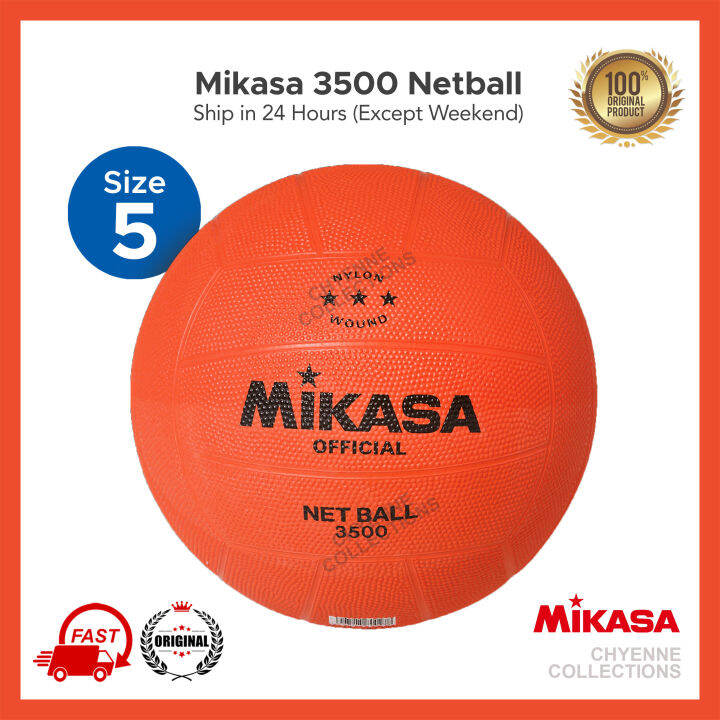 Original Mikasa Official 3500 Netball • Gilbert APT Netball • Size 5 Training Ball Bola Jaring ...