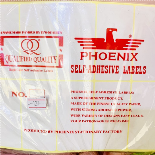 Label Harga / Label Sticker Nama PHOENIX no. 121 | Lazada Indonesia