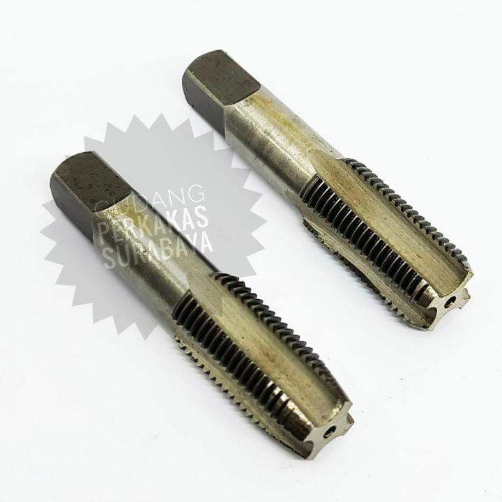 TAP PIPA SET 1/8 DRAT BSP 28 HAND TAP DRAT PIPA HAN TAP SAMBUNGAN PIPA ...