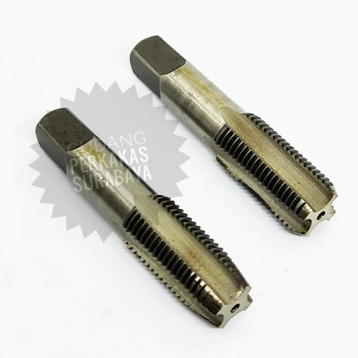 TAP PIPA SET 3/8 DRAT BSP 19 HAND TAP DRAT PIPA HAN TAP SAMBUNGAN PIPA ...