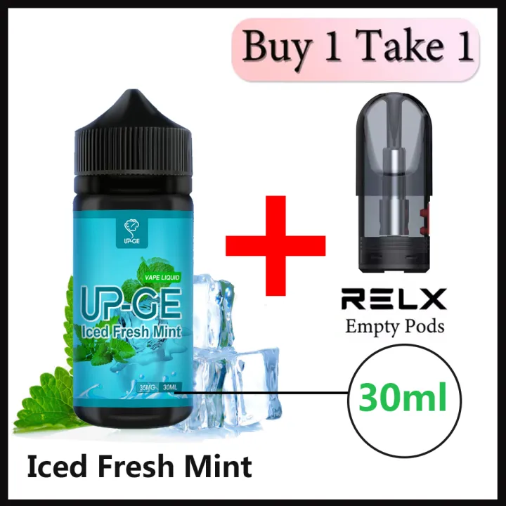 【30ml Juice+1Pod】Relx Ice Mint Juice Flavor Nic Salt Vape E Juice With ...