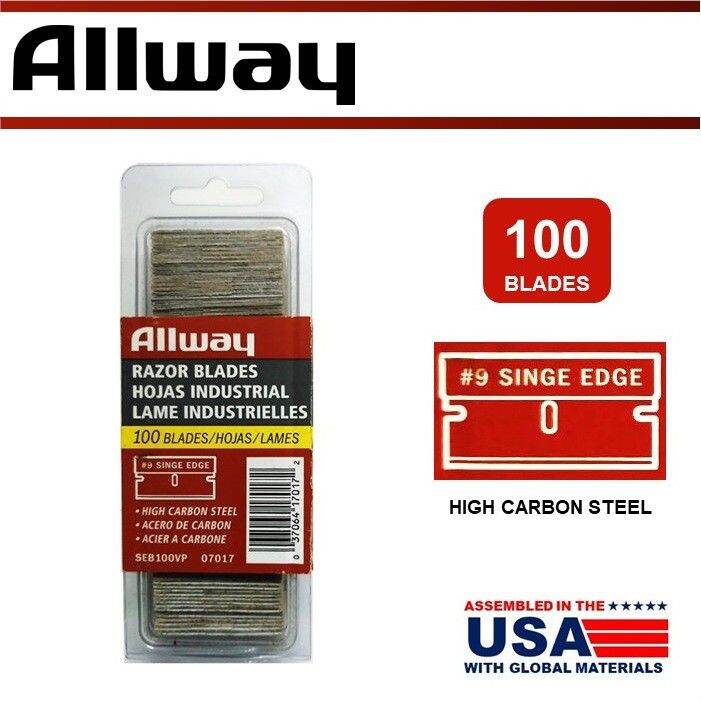 Allway Industrial Single Edge Razor Blades, 100-pack - SEB100VP | Lazada PH