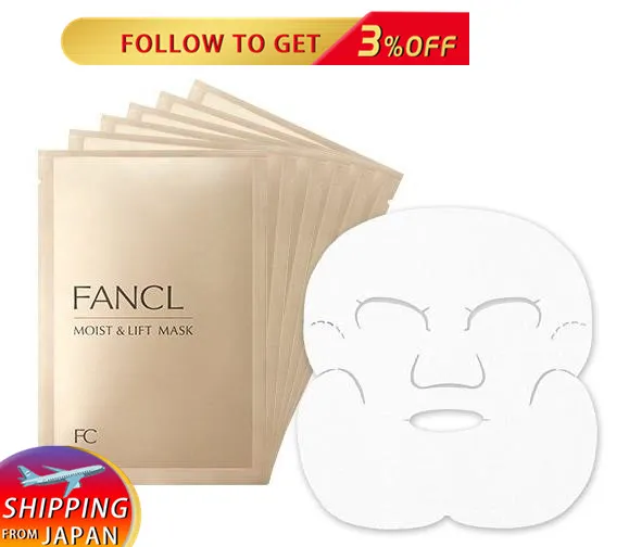 100% original FANCL Moist Lift Facial Mask 28ml 6 Sheets made in japan original ship from Japan ...