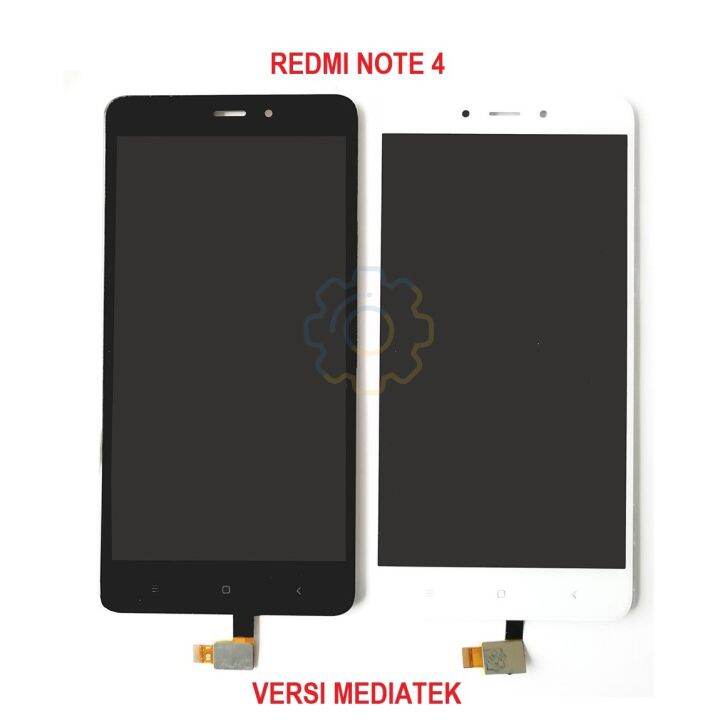LCD XIAOMI REDMI NOTE 4 ( MEDIATEK ) FULLSET + TOUCHSCREEN ~ AGEN ...