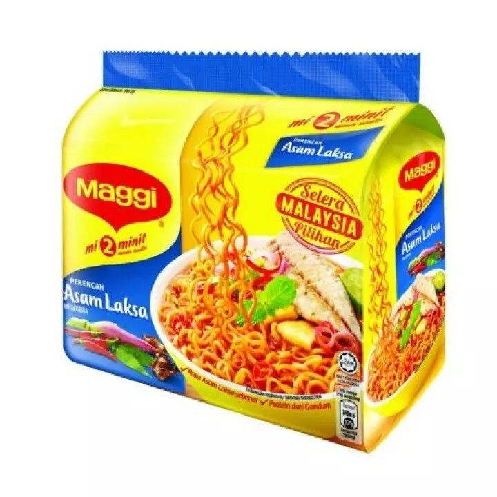 Maggi Asam Laksa 5 x 78 gm Instant Noodle | Lazada