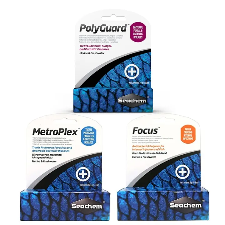 SEACHEM อควาเรียมโฟกัส Kanaplex Neoplex ซัลเฟต Aplex Polyguard | Lazada ...