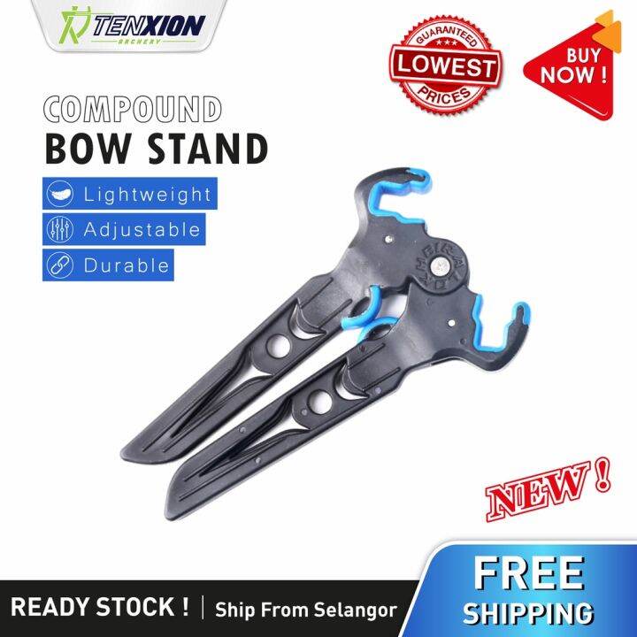 TenXion Archery Folding Compound Bow Stand Busur Anak Panah Memanah ...