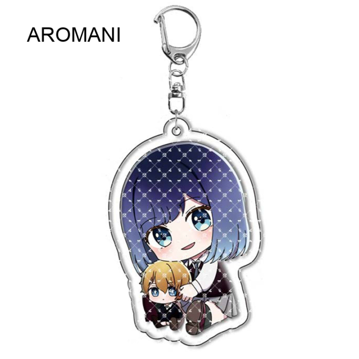 AROMANI【Ready!】Anime Oshi No Ko Keychain Cartoon Figure Hoshino Ai ...