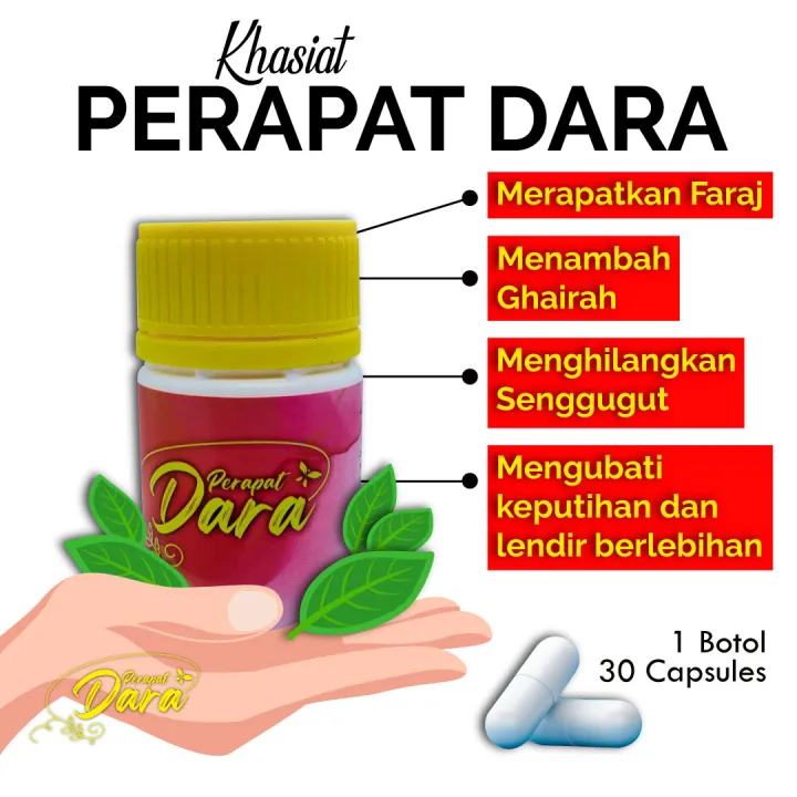 Manjakani Pil Hormon Jamu Perapat Dara 30 Kapsul + Free Gift | Lazada