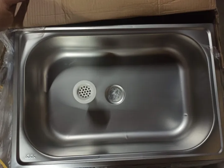 Stainless steel Kitchen sink (lababo) 14x20 or 16x24 with strainer ...