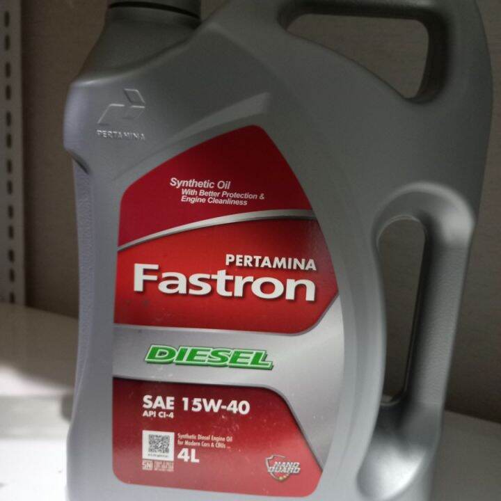 Oli Pertamina Fastron Diesel SAE 15W 40 API Cl-4 Galon 4 Liter | Lazada Indonesia