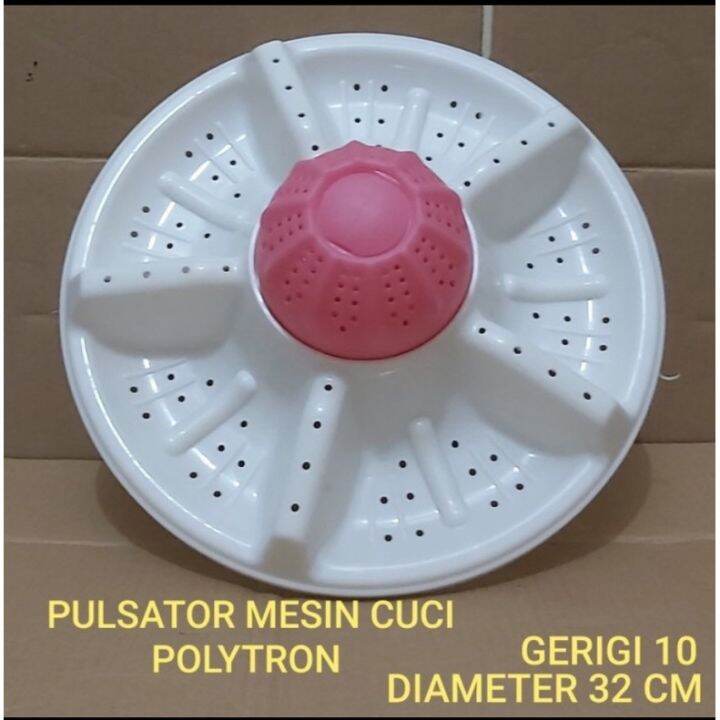POLYTRON PWM 7056 Pulsator Mesin Cuci 2 Tabung Baling Baling PWM-7056 | Lazada Indonesia