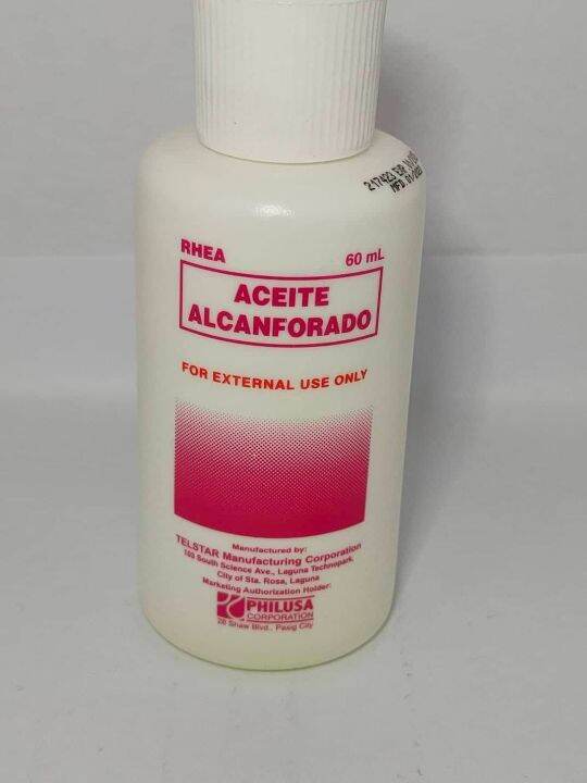 RHEA Aceite Alcanforado Aceite Alcanforado Lotion 60ml | Lazada PH