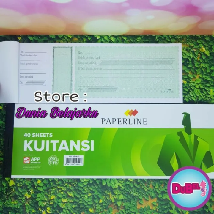 Kuitansi Paperline Kecil / Tanggung / Besar / Kwitansi Paperline 1 ...
